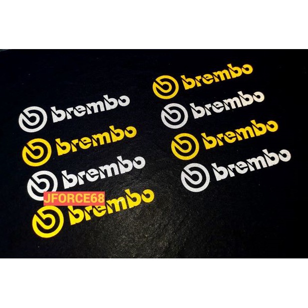 Brembo Stiker caliper Sticker Disc Brake Sticker Motor Sticker Car ...