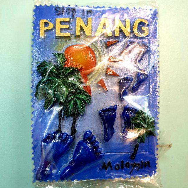 Penang Famous Attraction & Food Collection 🍲🍛Souvenir 3D Fridge Magnet ...