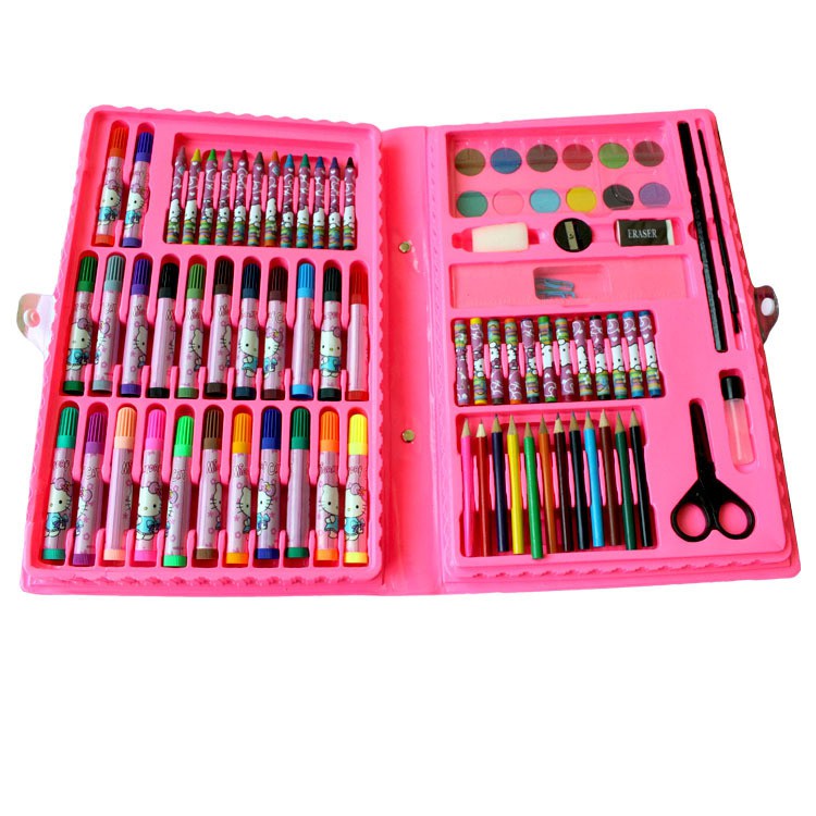 Kids Drawing Art Set Case - Random Color (86 in 1) | Shopee Malaysia