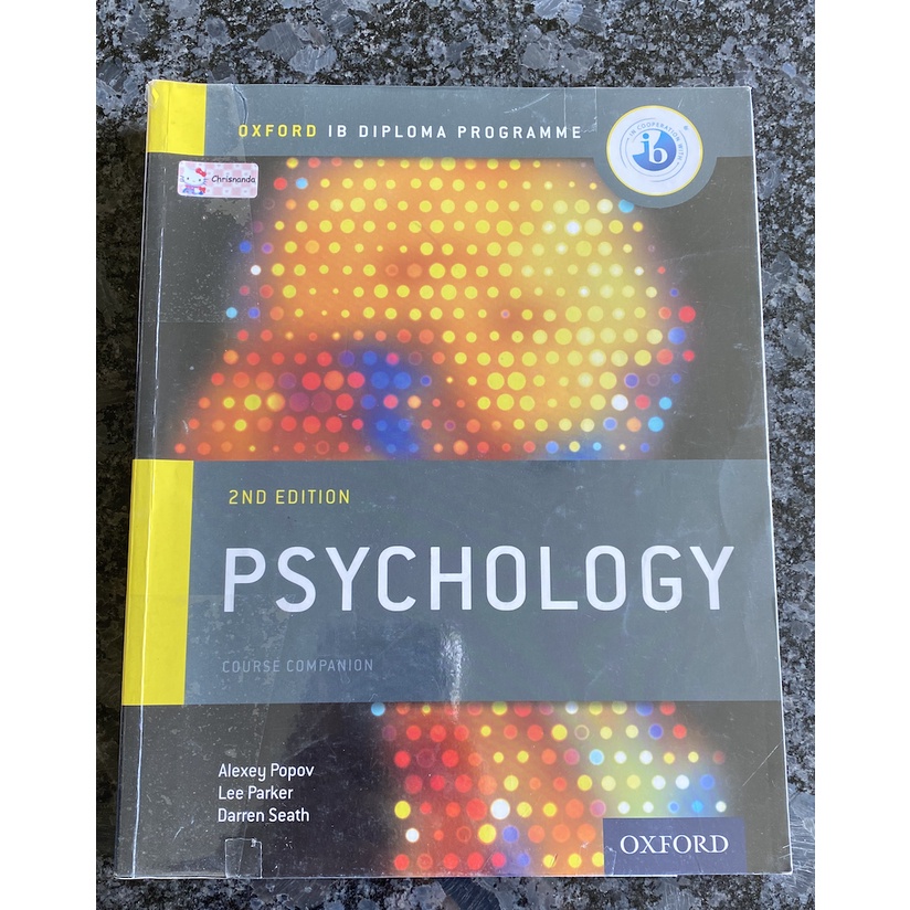 Oxford IB Diploma IB Psychology Course Companion (2nd Edition) | Shopee ...