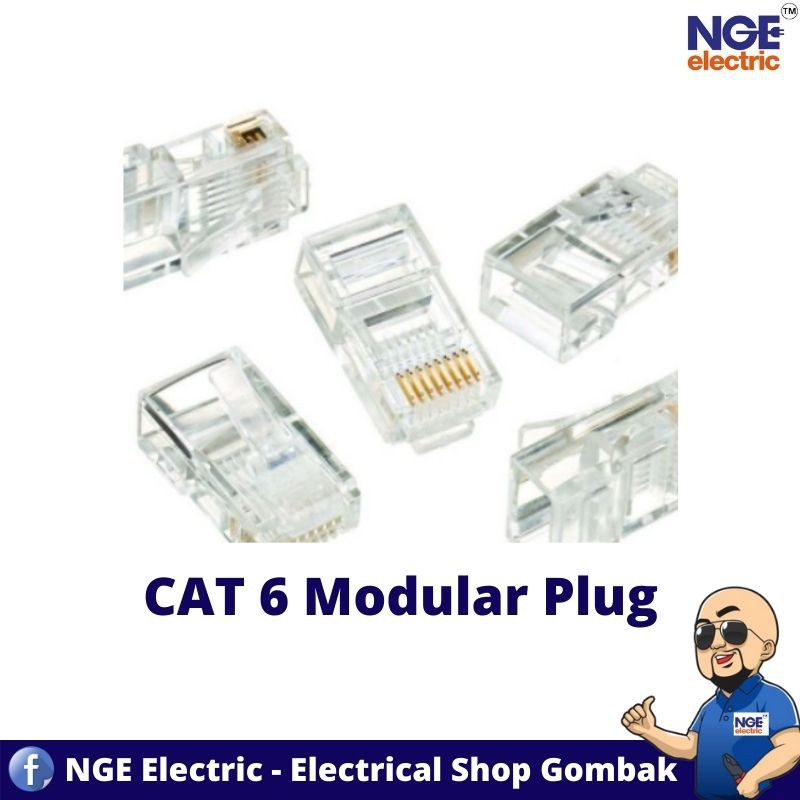 CAT6 six types of Gigabit crystal head 0.35 trigeminal pure copper ...