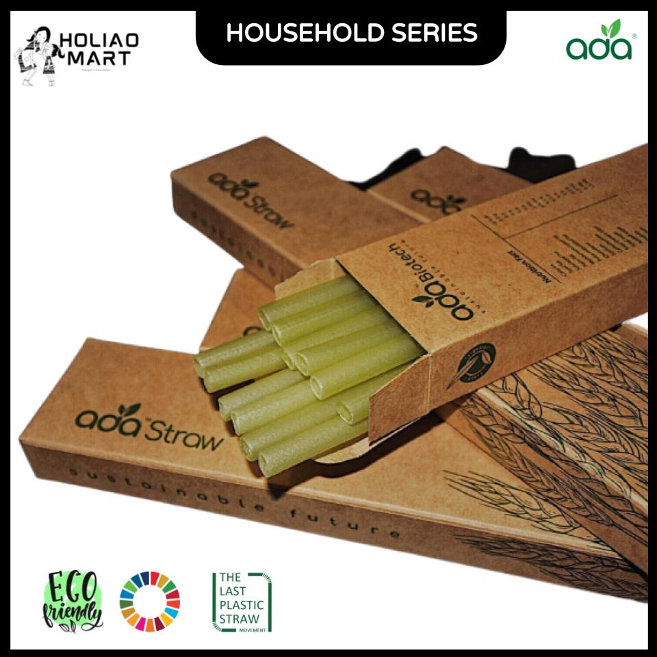 ADA Straw Halal 100% Food Based Eco Friendly Safe Edible Drink ...