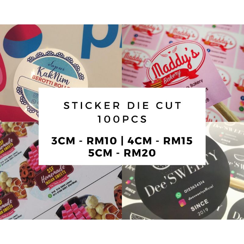 STICKER MURAH DAN CANTIK (100PCS) | Shopee Malaysia