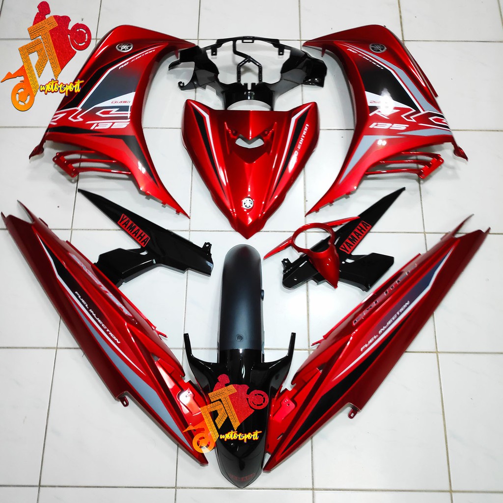 Yamaha Lc 135 Cover Set Candy Red EXCITER RC 2019 RED V2 V3 V4 V5 V6 39 ...