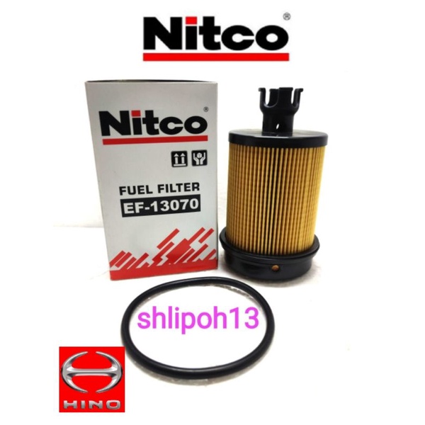Hino Dutro XZU720/N04C Fuel/Diesel Filter 23304-78091 (EF-13070) Nitco ...