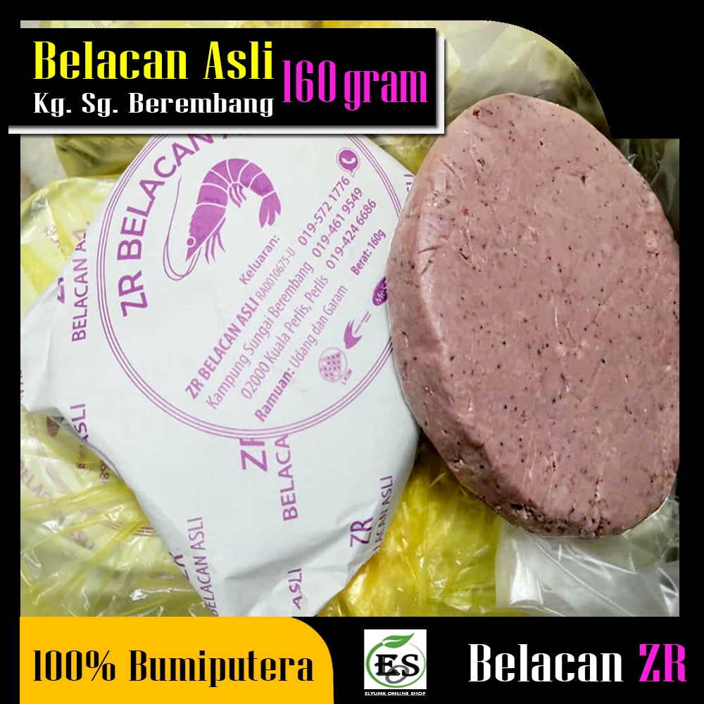 BELACAN ZR Kuala Perlis Resepi Asli Tradisi Turun- Temurun (160 Gram ...