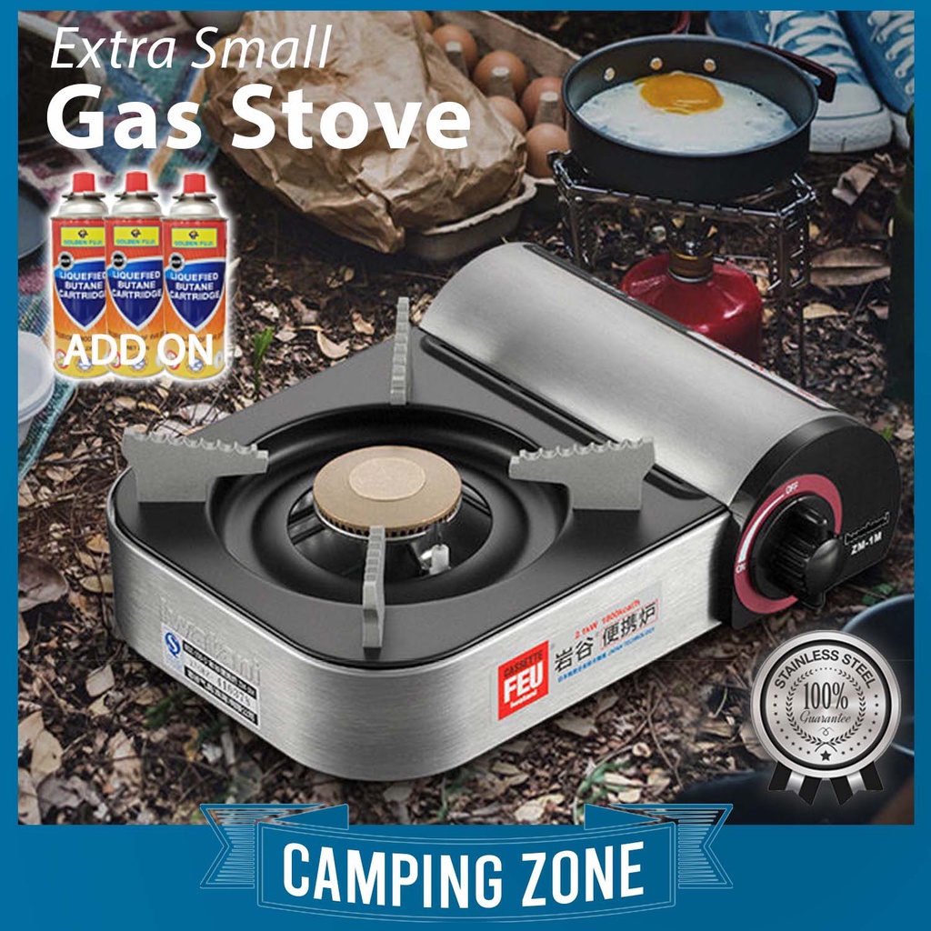 JD-208 Portable Mini Stove Stainless Steel Camping Stove Butane Cooker ...