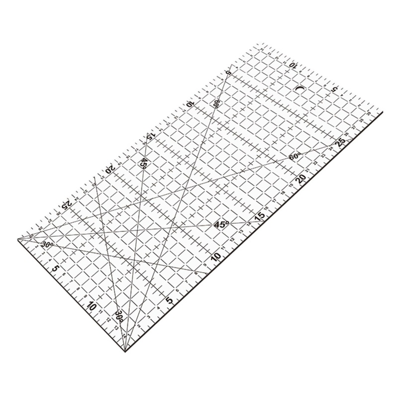 SA Acrylic Patchwork Ruler 30x15cm Clear Template Tailoring ...