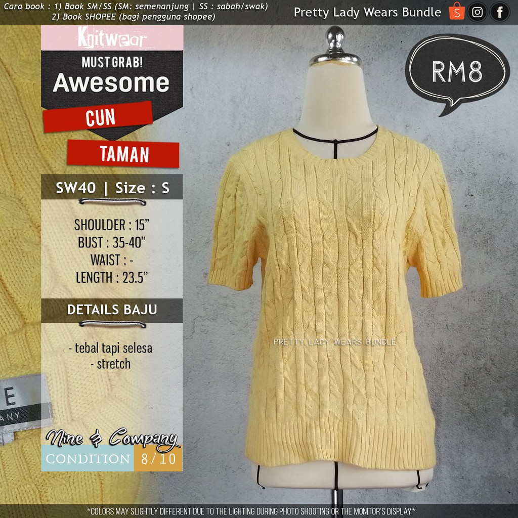 Knitwear (Baju Bundle Ready Stock) | Shopee Malaysia