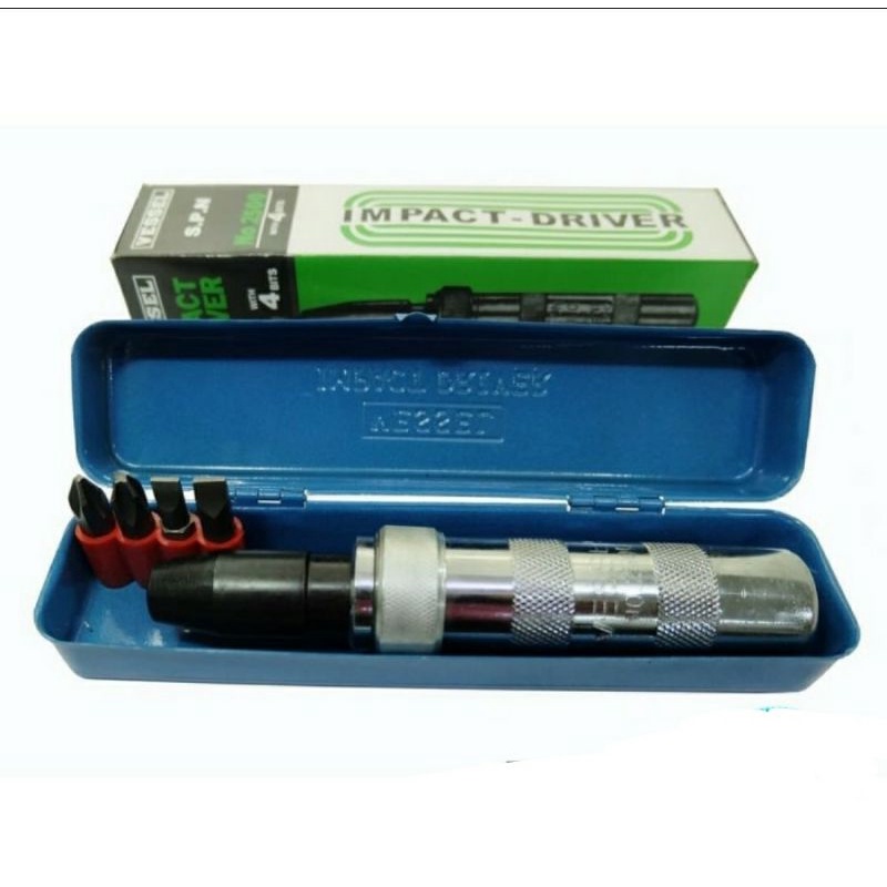 Impact Driver Screwdriver Set 4pcs Vessel | Shopee Malaysia