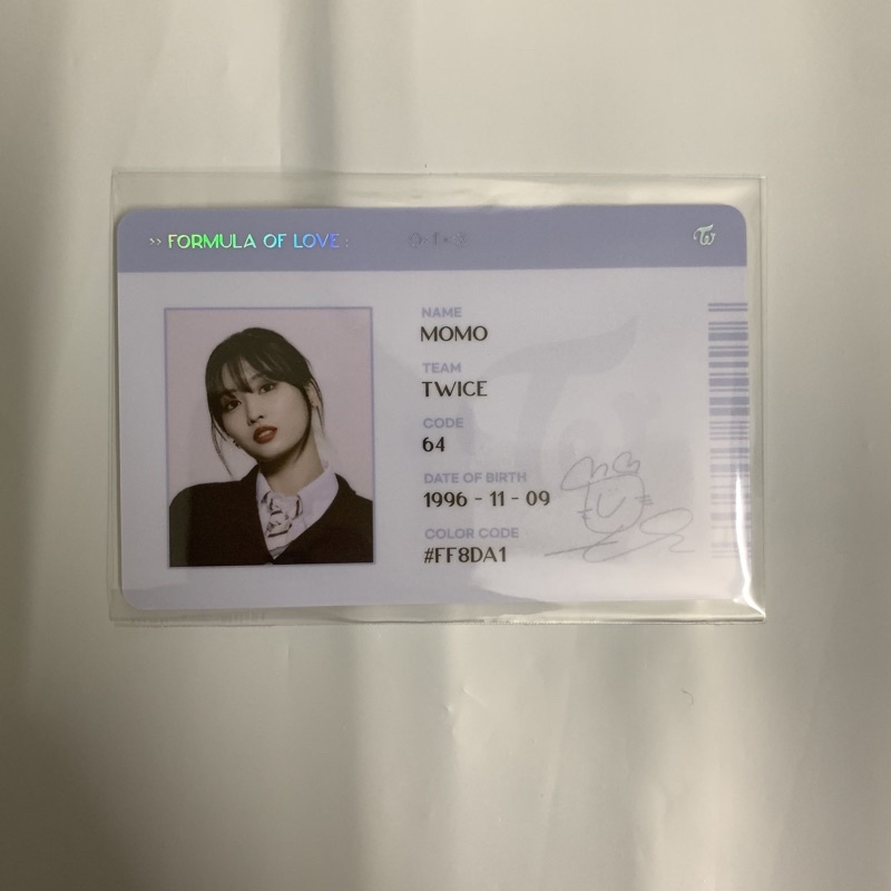 TWICE Formula of Love Scientist Official Scientist ID Card | Shopee ...
