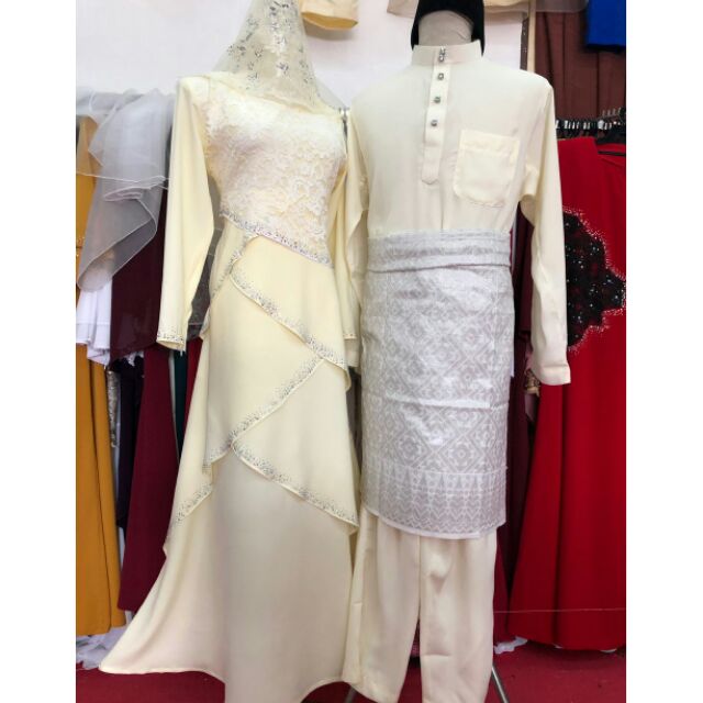 🌟🌟DRESS NIKAH DAN SANDING COUPLE SET🌟🌟 | Shopee Malaysia