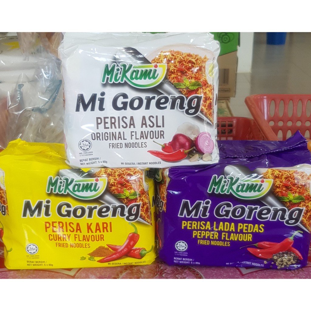 MIKAMI MEE GORENG 5 X 80GM | Shopee Malaysia