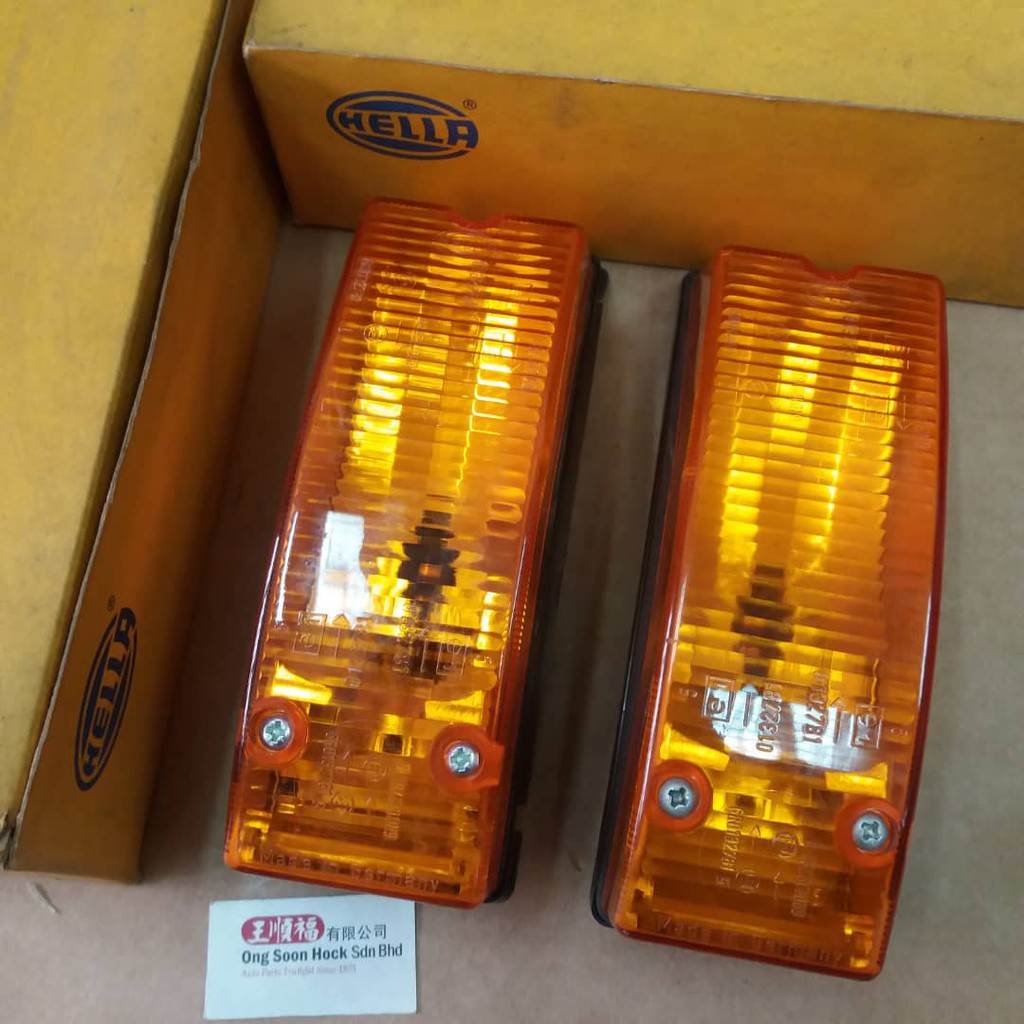 Signal Lamps pair (x2) Mercedes 709 608 407 309 1013 indicator Hella ...