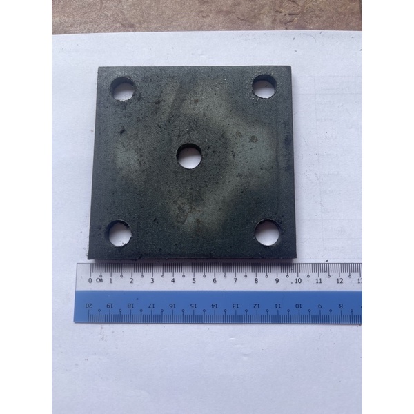 4‘’x 4" x 5mm thk Square Plate / Gate Plate / Besi Welding | Shopee ...