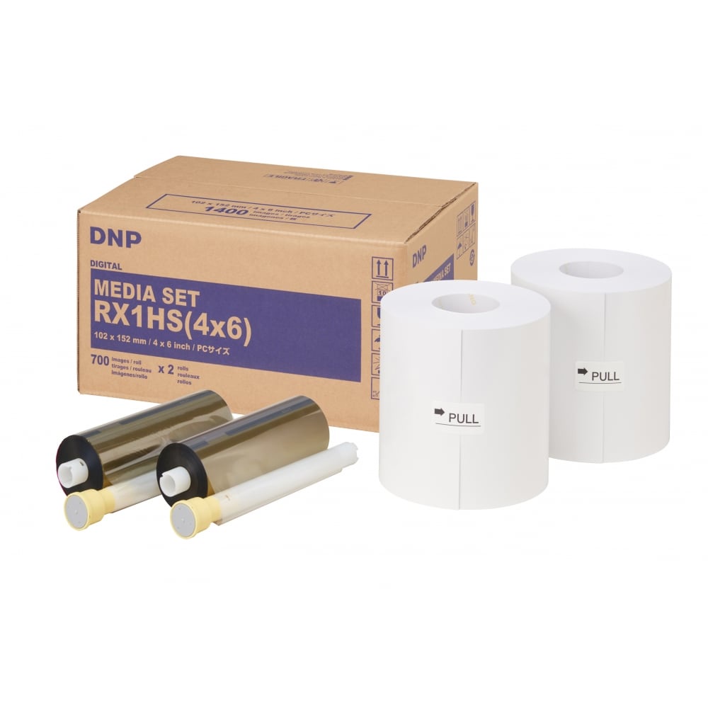 DNP Fotolusio Ribbon & Paper 4R (4" X 6") (700 Prints X 2 Rolls) [High Speed] | Shopee Malaysia