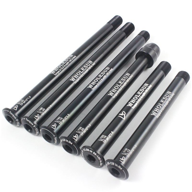 Bicycle Thru Axle Bike Quick Release Hubs Tube Shaft Skewers Front Rear ...
