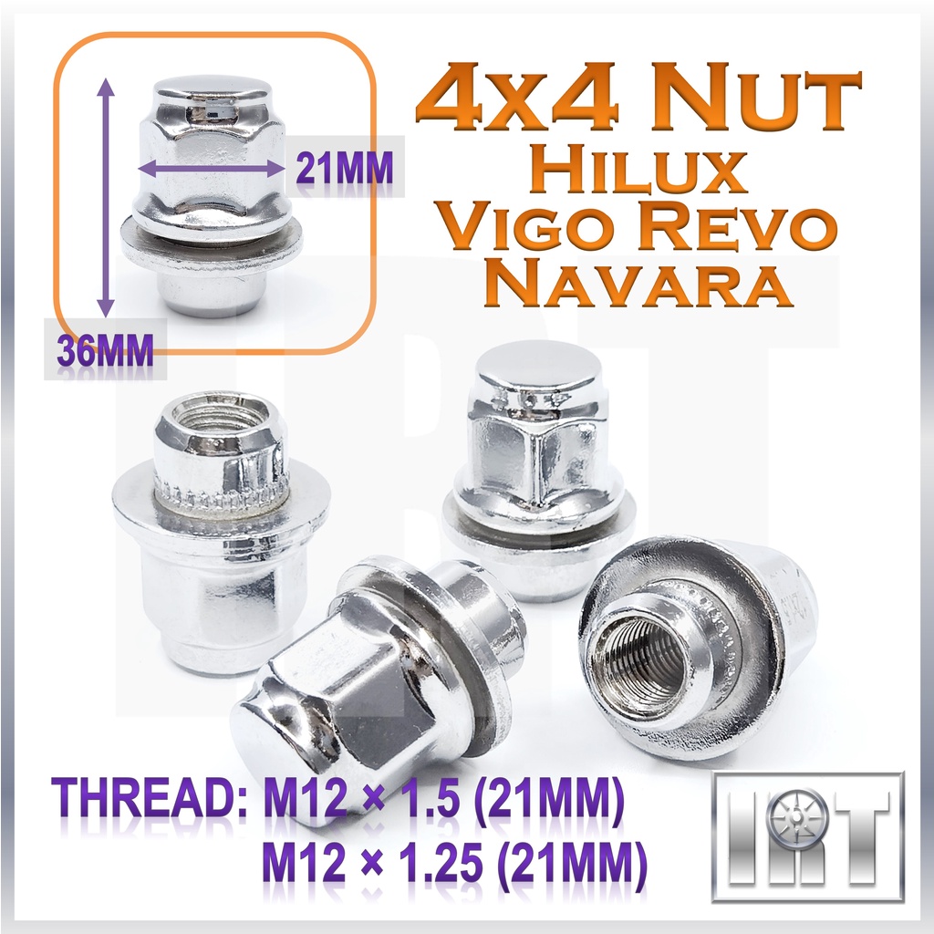 Wheel Nut Steel Nuts Viva Axia Bezza Myvi Alza Vigo Hilux Nat Kereta ...