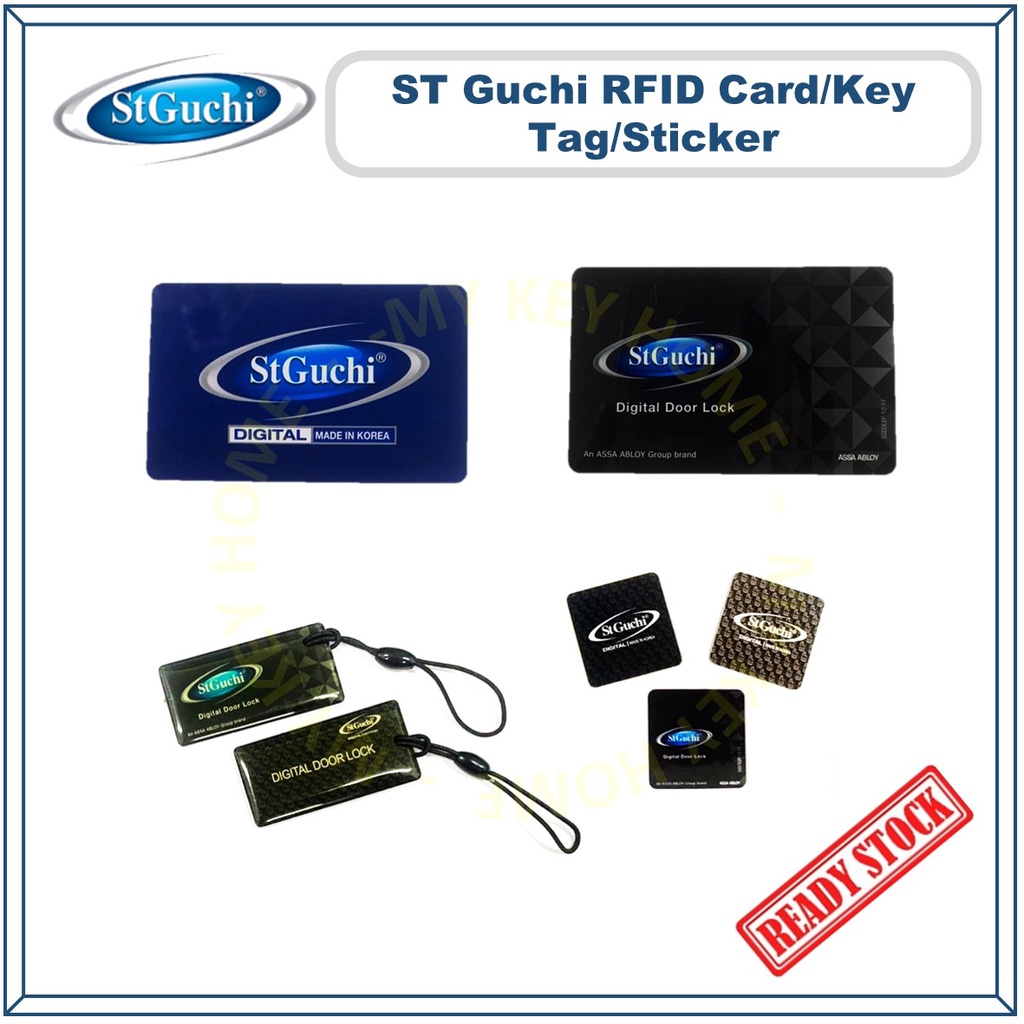 RFID KEY TAG CARD for St guchi / Samsung / Yale/ Gateman/ AEGLOC ...