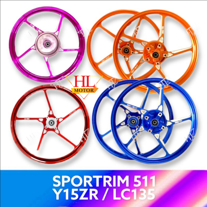 ENKEI FG511 SP511 LC135 Y15ZR Y16ZR Sport rim ENKEI Rim 1.6 1.6 & 1.4/1.6 LAGENDA 115 115ZR ...