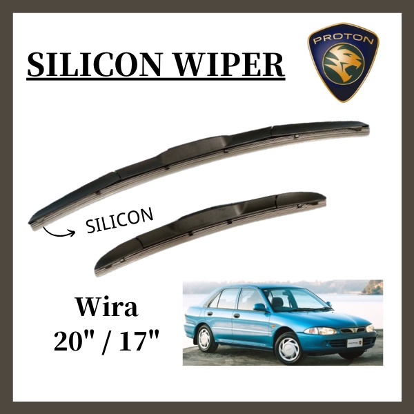 PROTON WIRA Original silicone Wiper Blade (1SET) | Shopee Malaysia