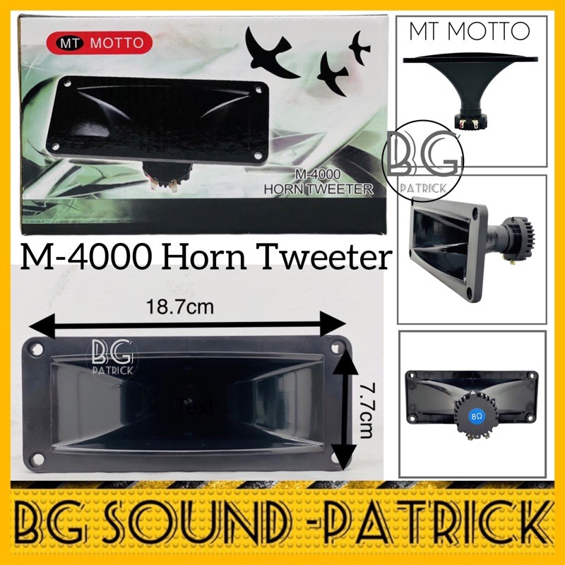 MT Motto M4000 Horn Tweeter | Shopee Malaysia