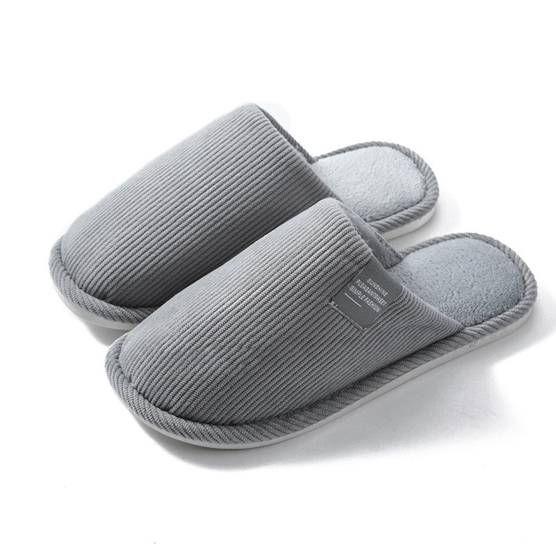 READY STOCK Women's Cotton Slippers Autumn and Winter Home Indoor ...