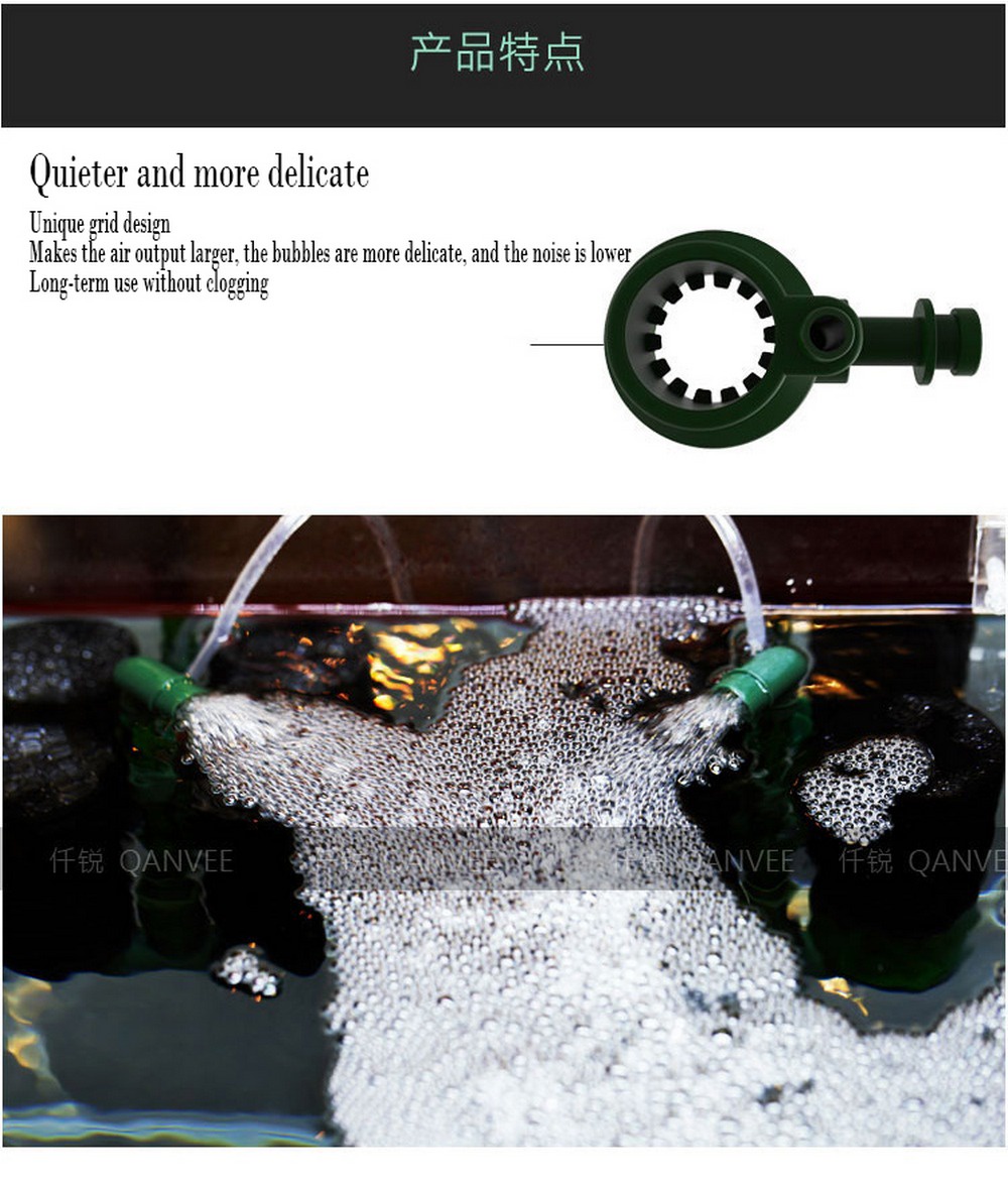 Qanvee QS100A QS200A Bio Sponge Air Driven Filter Shrimp Fish Aquarium ...