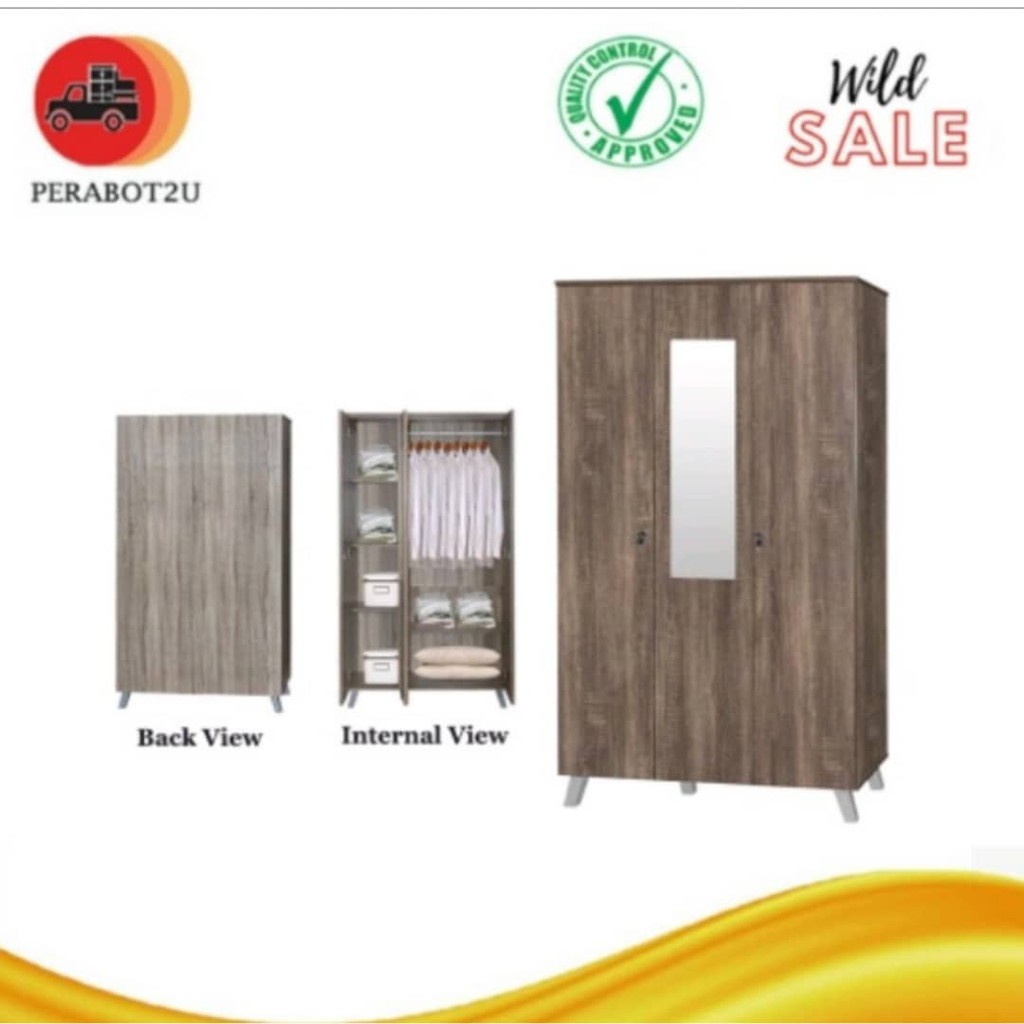 P2U WY Almari Pakaian/Almari Baju/Kabinet Pakaian/Clothes Cabinet ...