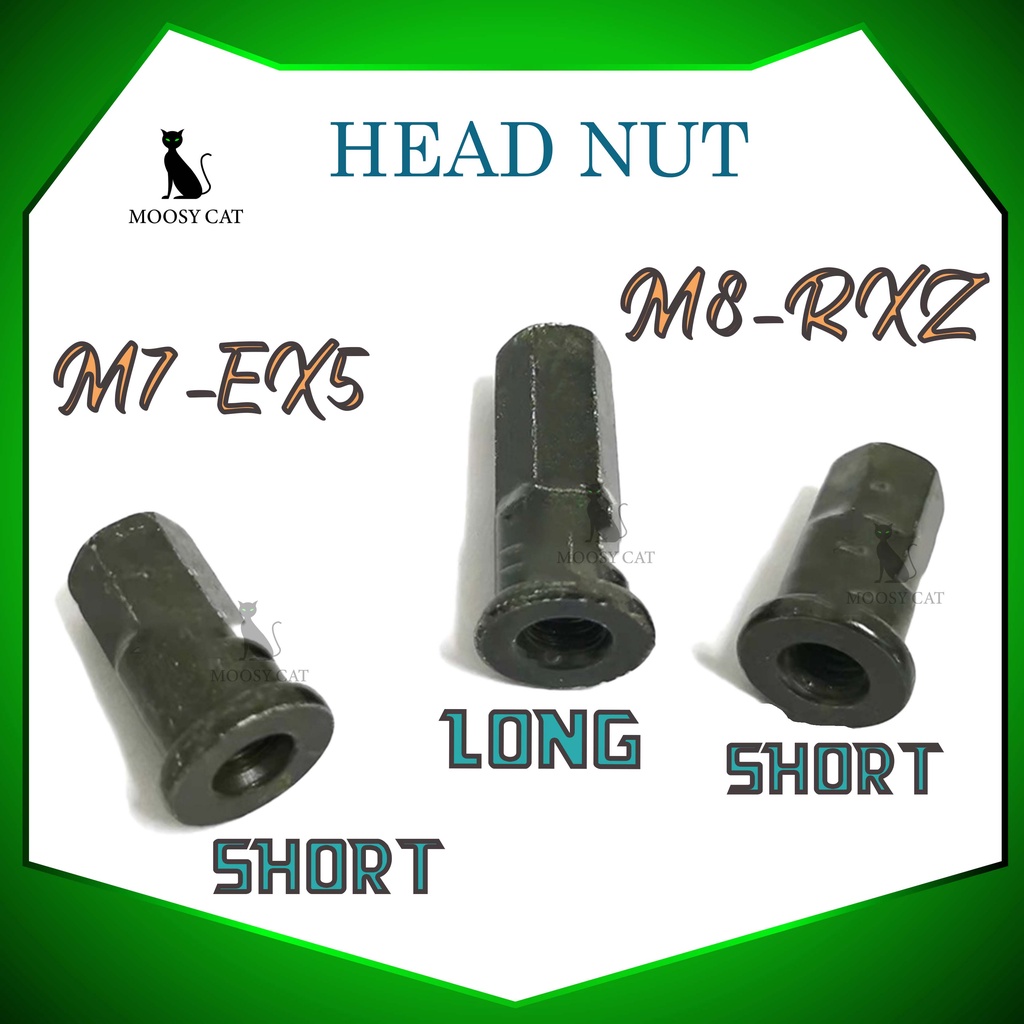 HONDA EX5 DREAM WAVE W100 RXZ HEAD NUT LONG CYLINDER HEAD SKRU NUT ...