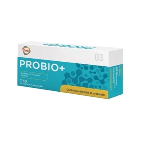 GKB Probio+ (Probiotics & Prebiotics Formula) 3g x 30 Sachets | Shopee ...