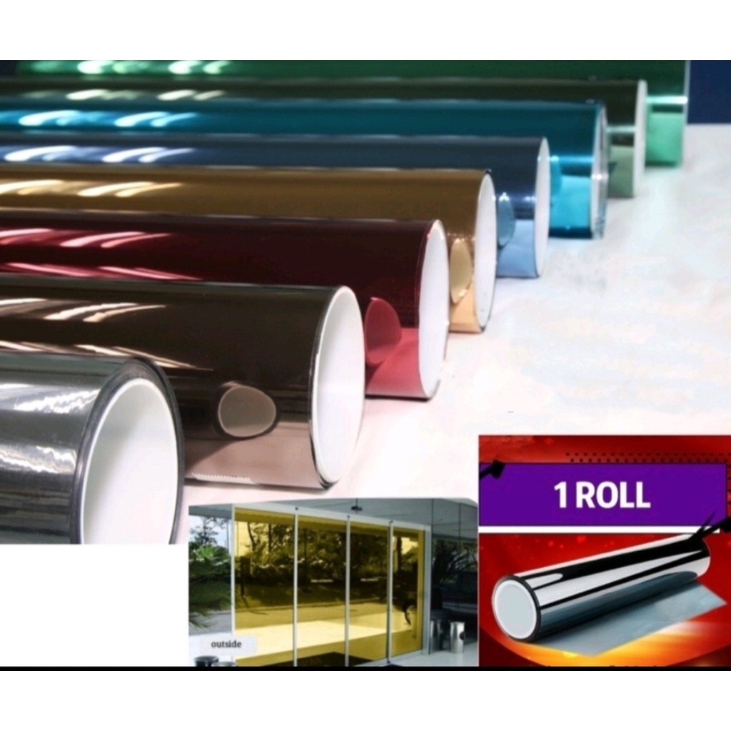 tinted rumah/window film/Reflective film/sputter film/1roll/tinted roll ...