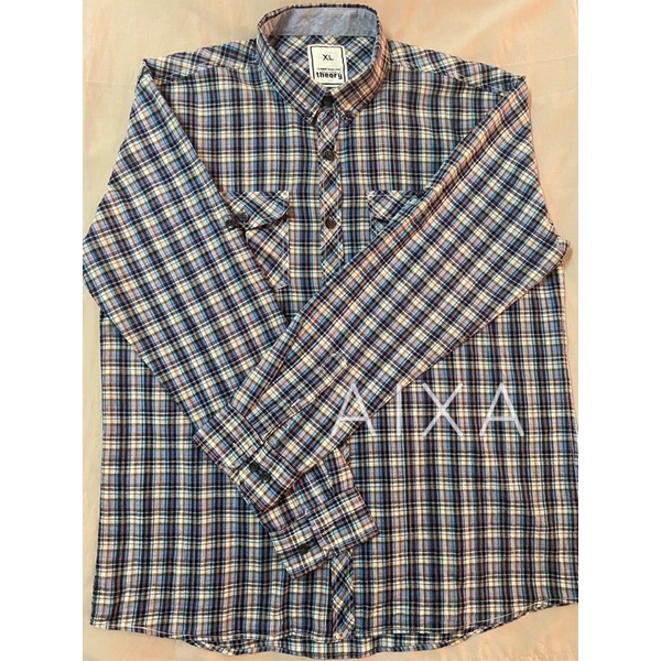 PADINI Men Plaid Shirt Baju Kemeja Lelaki Preloved | Shopee Malaysia