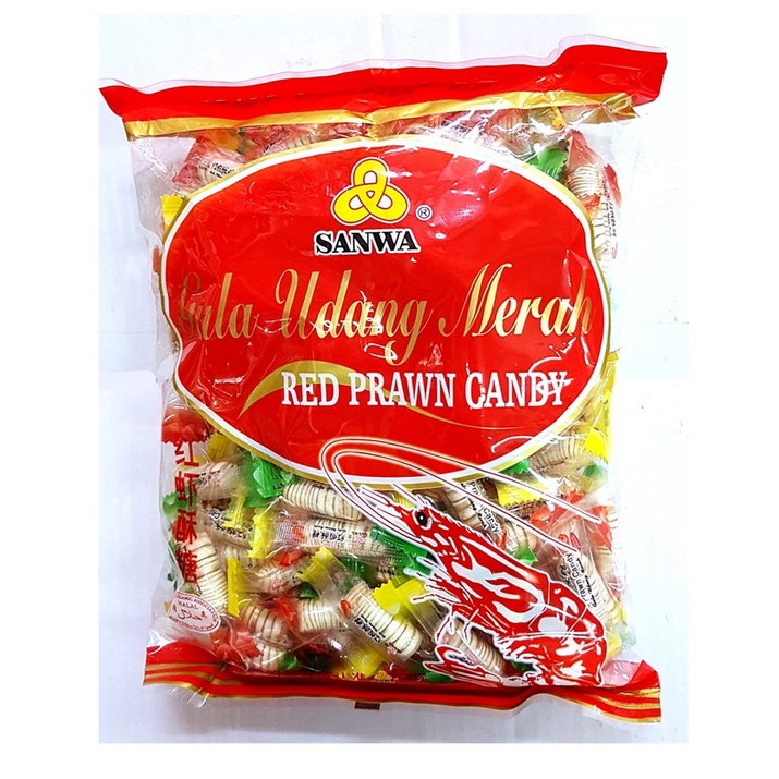[Ready Stock] HALAL Red Prawn Candy / Gula Udang Merah/ 红虾酥糖 | Shopee ...