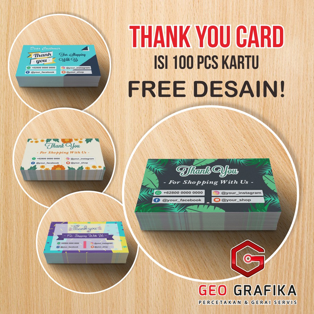 Geo Graphics - Thank You Card / Thank You Greeting Card Online Shop ...