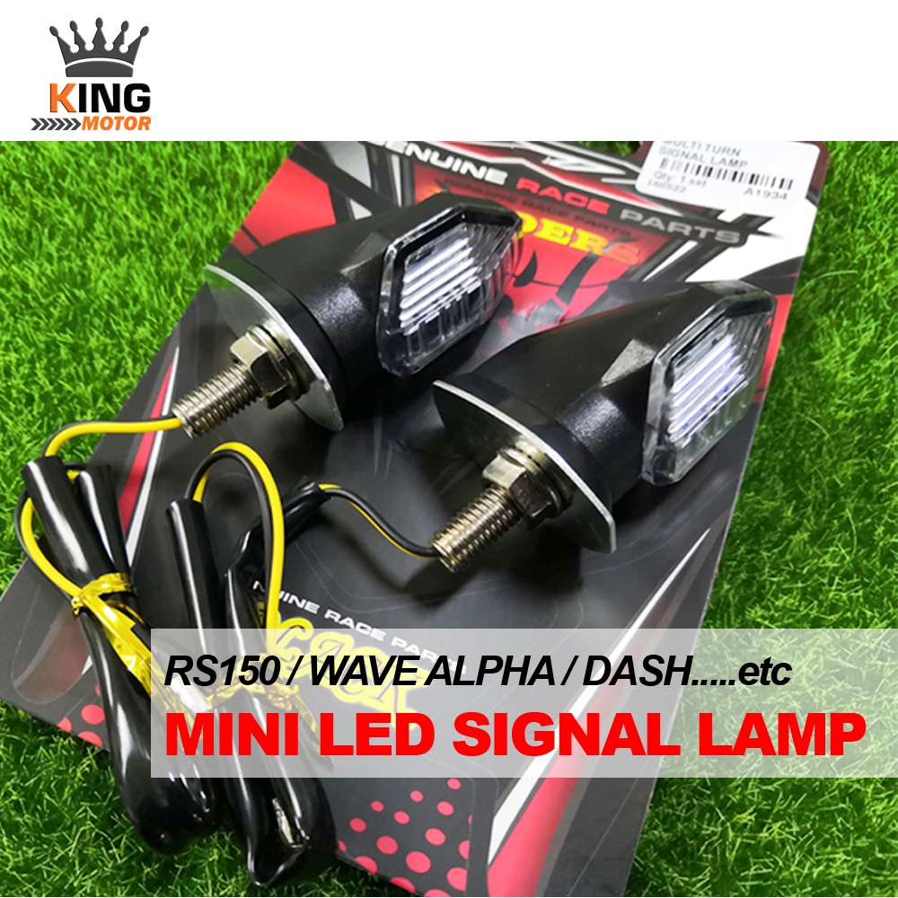 RS150 / WAVE ALPHA / DASH MINI LED SIGNAL LAMP | Shopee Malaysia