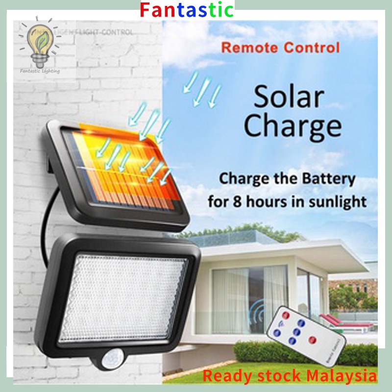 Fantastic 128 COB Lampu Solar Lampu Berpecah Remote Control Lampu ...