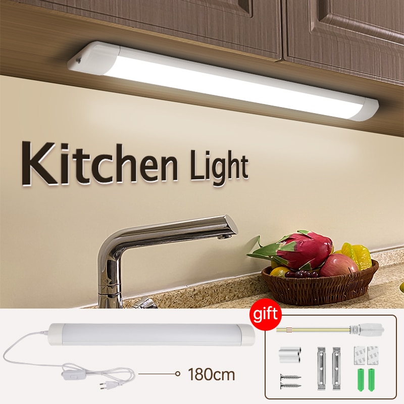 Full Set T5 T8 Led Tube Under Cabinet Led Lights For Kitchen Bedroom ...