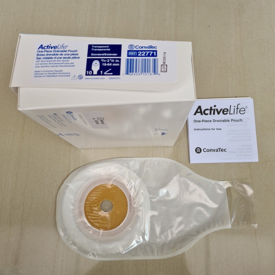 Convatec Colostomy Bag Active Life 22771/Colostomy Bag 22771 | Shopee ...
