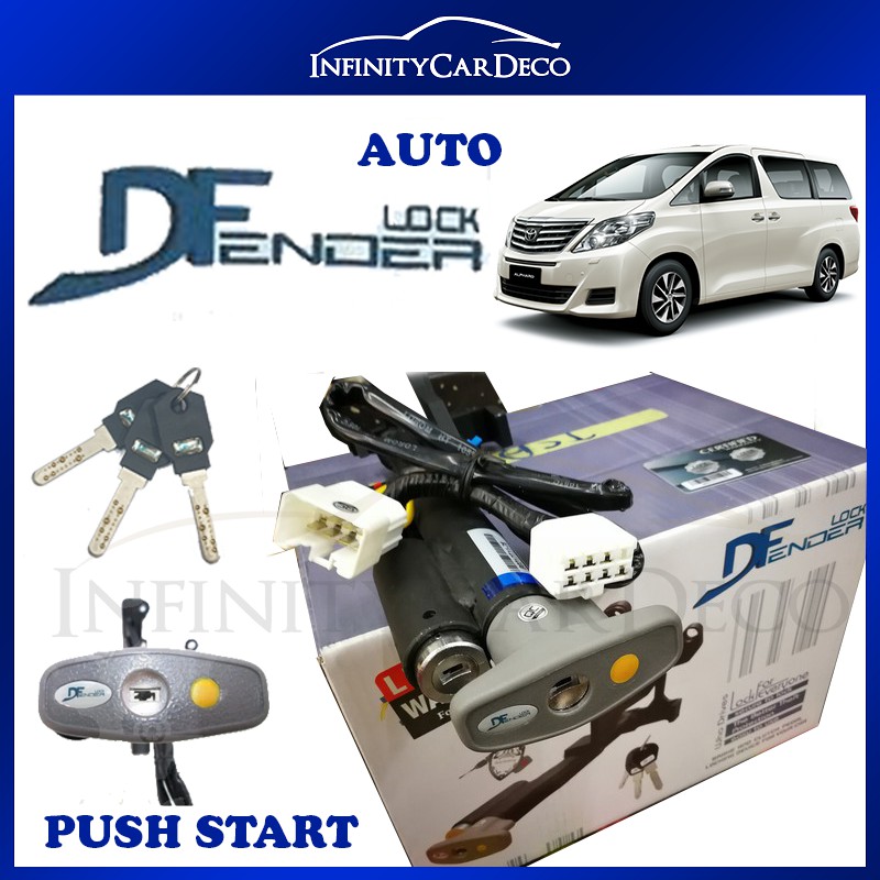 Toyota Alphard 2008 2009 2010 2011 2012 2013 2014 Recon Push Start Auto ...
