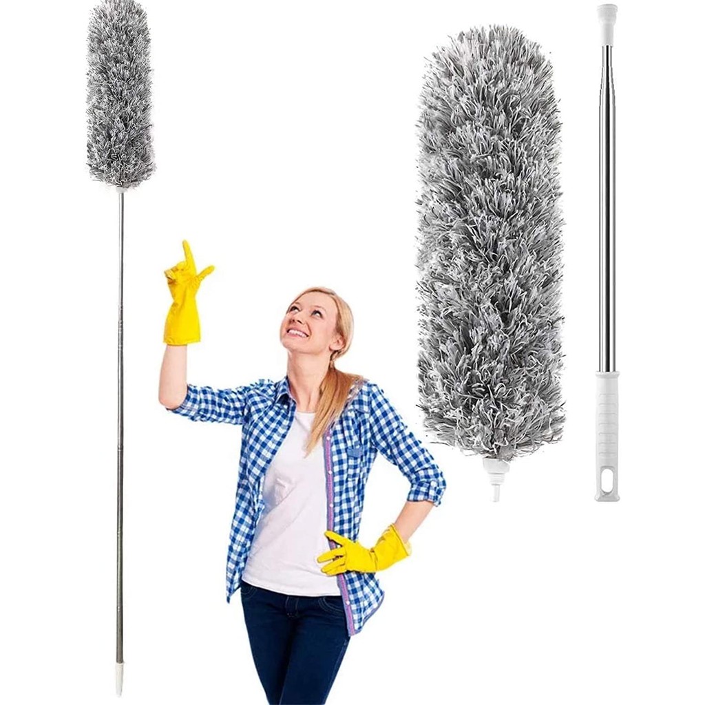 Multipurpose Microfiber Duster with Stainless Steel (254cm) | Shopee ...