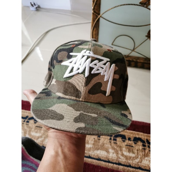 original topi S. T. U. S. S. Y camo snapback | Shopee Malaysia