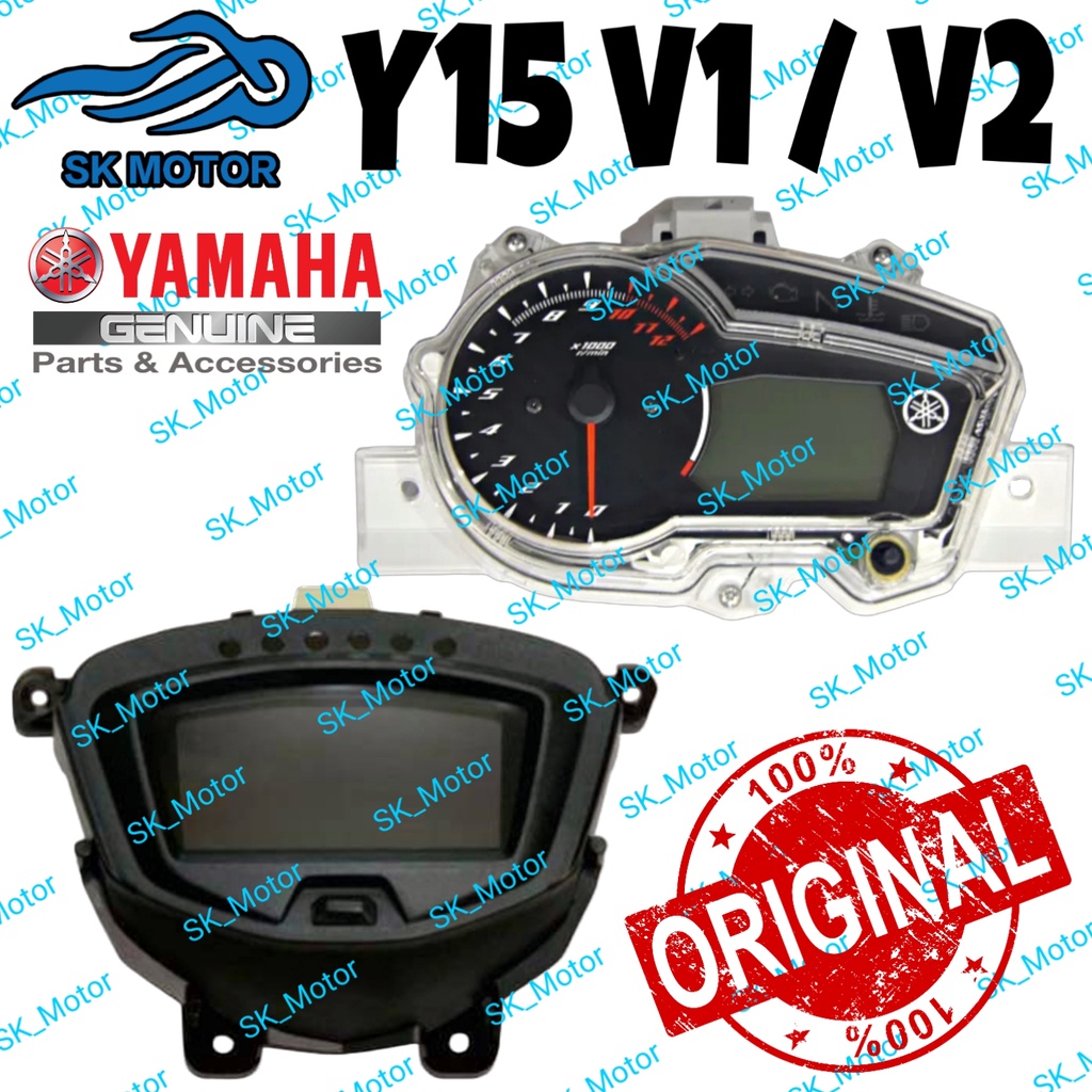 Yamaha Y15 Y15ZR YSUKU V1 V2 Original Speedometer Digital LCD Screen Meter Assy 2PV-H3500-20 21 ...