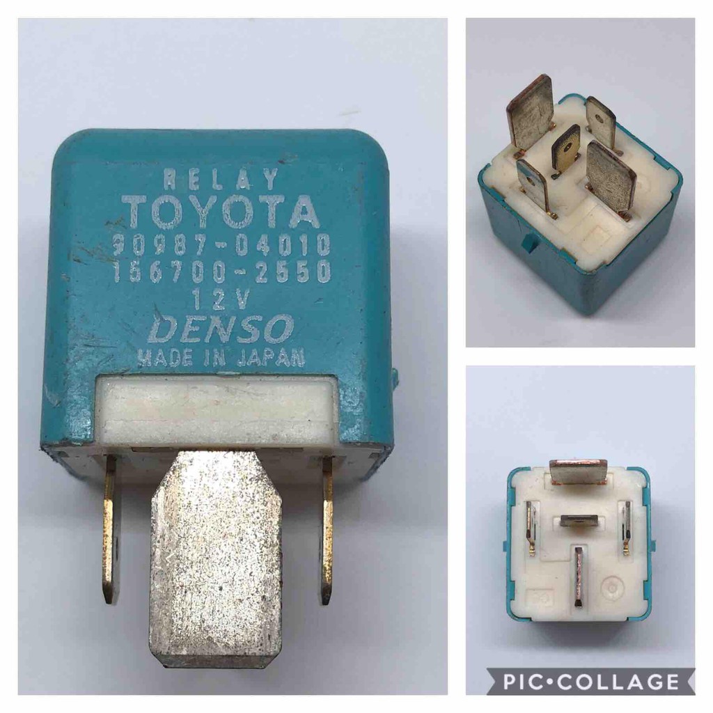 90987-04010 Toyota Original Head Lamp / Air Cond Relay 156700-2550 ...