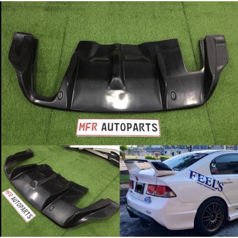 ‼️OFFER‼️ REAR DIFFUSER FEELS HONDA CIVIC FD TYPE R | Shopee Malaysia