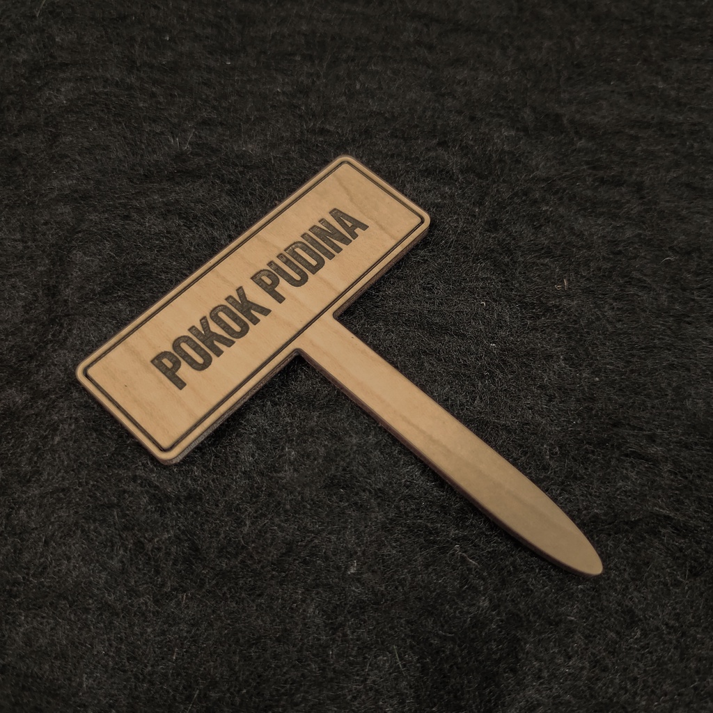 Label Pokok Kayu /Plant Tag/Plant Label/Penanda Pokok/Plant Tag / Plant ...