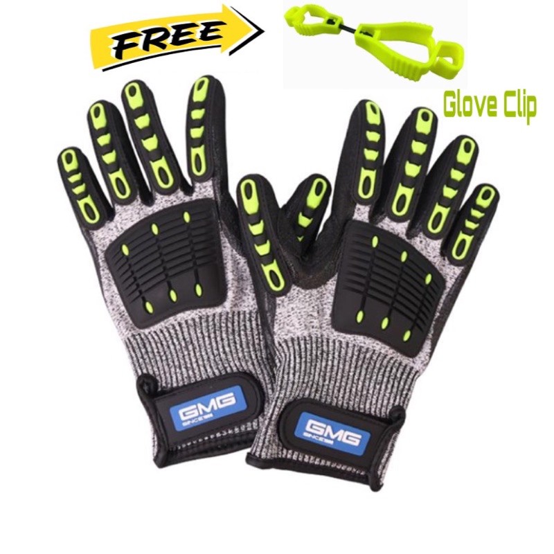 [Ready stock]Impact Glove Cut Resistant Gloves Anti impact Vibration ...