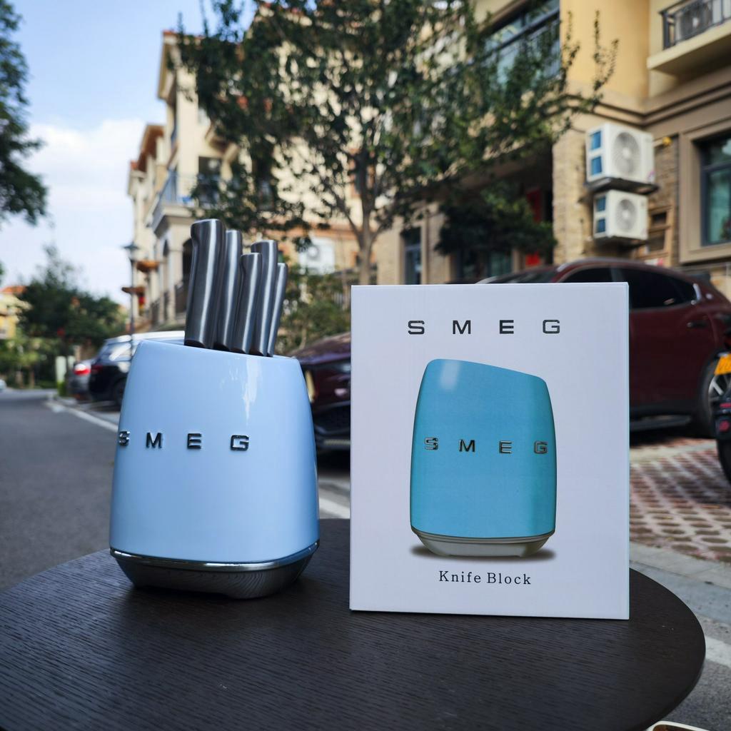 🔥German SMEG knife set kitchen household antique stainless steel ...