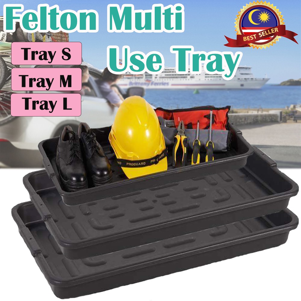 Felton Multi Use Car Boot Tray Plastic/Dulang But Kereta FELTON ...