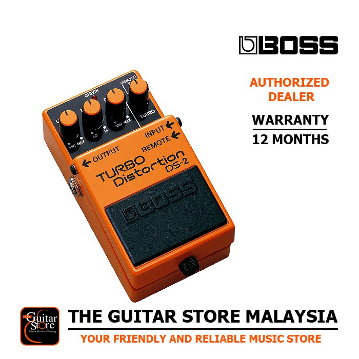 Boss DS-2 Turbo Distortion Electric Guitar Effect Pedal (DS2 / DS 2 ...